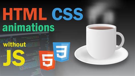 animated cup of tea only css and html youtube