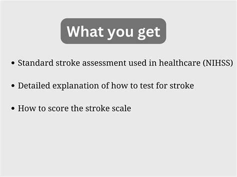 Stroke Scale Stroke Assessment Tool Stroke Assessment For Neuro ER Medsurg Nursing Etsy