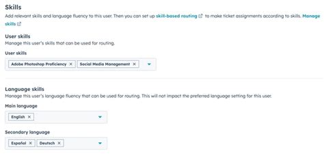 Manage User Properties And Preferences