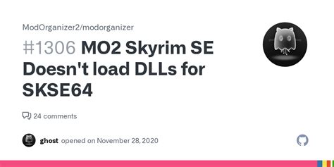 Mo2 Skyrim Se Doesnt Load Dlls For Skse64 · Issue 1306