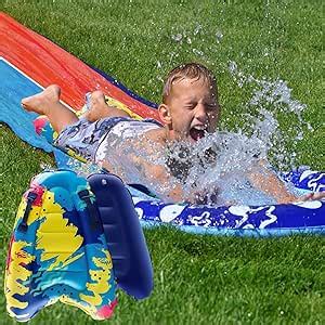 Amazon.com: VEEST Extra Long Water Slides for Kids Adults, Giant Double ...