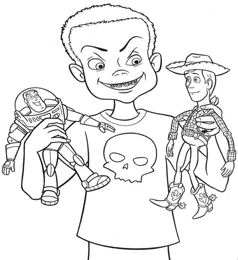 Printable Coloring Pages Toy Story