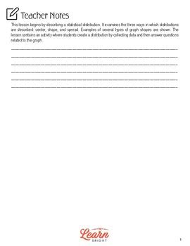 Data Collection And Distribution Lesson Plan By Learn Bright Education