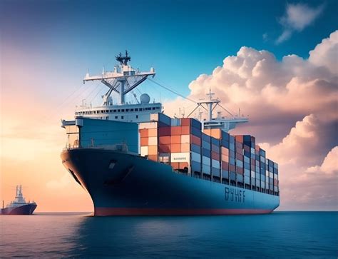 Premium Photo Shipping Background