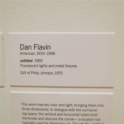 Museum Label Template