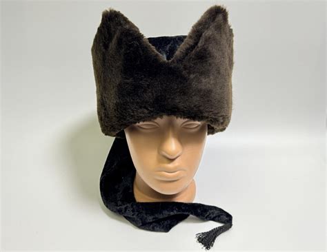 Cossack Hat Papakha Kubanka Soviet Army Uniform Faux Fur Winter Hat