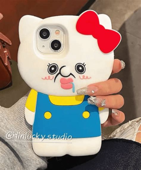키티x빵빵이 콜라보 산리오 캐릭터 고양이 아이폰 12 13 14 15 프로 프로맥스 범퍼 젤리 케이스 에이블리