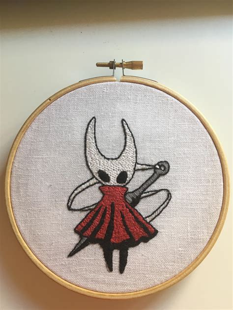 I Just Finished This Hand Embroidered Hornet Rhollowknight