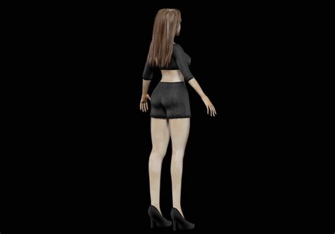 Classic Cute Woman V29529 3d Model Turbosquid 2260373