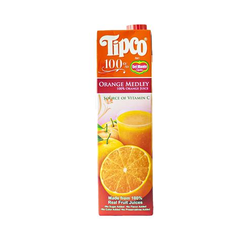 Tipco 100 Juice Orange Medley 1l