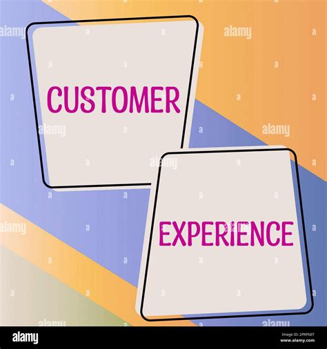 Text Showing Inspiration Customer Experience Word Written On