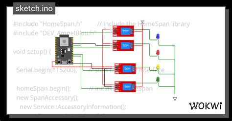 Ampel Ben Wokwi Esp32 Stm32 Arduino Simulator