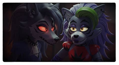 Loona And Roxanne Wolf By Crimsonspidox1592 On Deviantart
