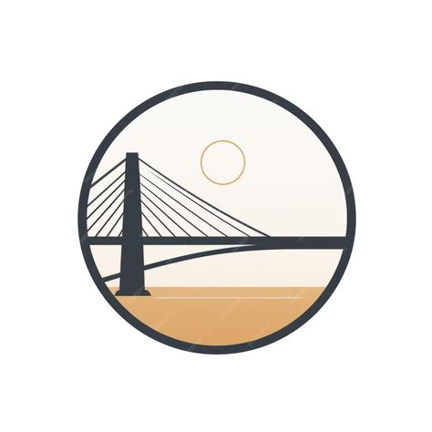 Premium Ai Image Bridging The Future A Minimalist And Modern Logo For