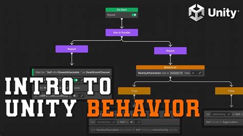 Introduction To Unity Behavior Unity Tutorial Youtube