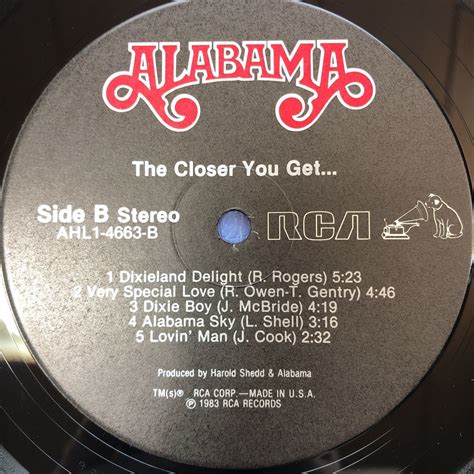 Yahoo オークション C Lp アラバマ Alabama The Closer You Get… レ