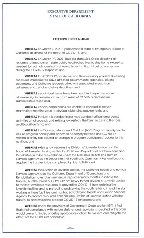 Governor Signs Executive Order Deadlines Extended For Disciplinary