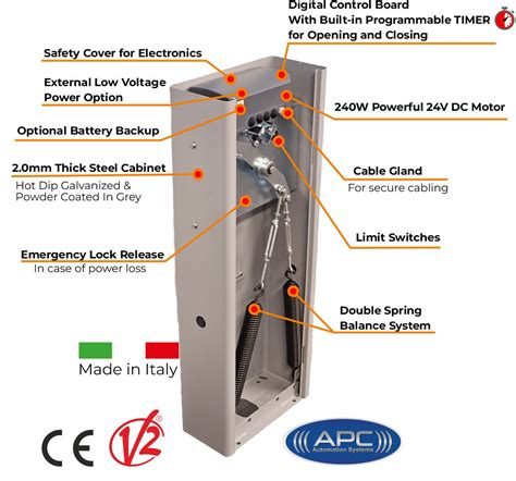 Ultra Fast Automatic Boom Gate Italian Made 24v Dc Powered Automatic