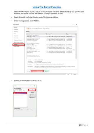 Manual For Troubleshooting Formulas Functions In Excel PDF