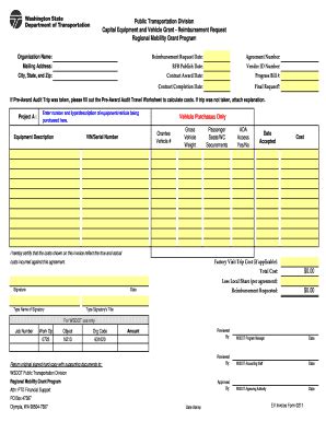 Fillable Online Wsdot Wa Consolidated Grants Guidebook Appendix H Wsdot Wa Fax Email Print