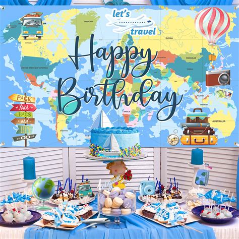 Travel Theme Birthday Party Decorations Party Props For Birthday Party
