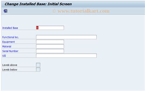 IB SAP Tcode Change IBase IB SAP Tcode Change IBase