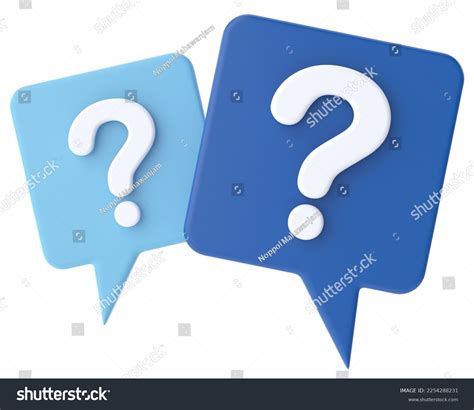 물음표 Faq자주 묻는 질문 3d 그림 스톡 일러스트 2254288231 Shutterstock