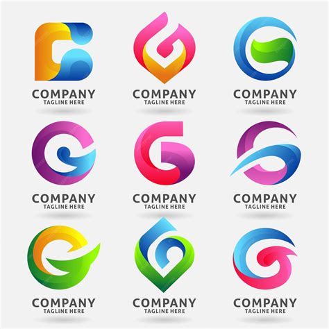 Premium Vector Collection Of Letter G Modern Logo Template Design