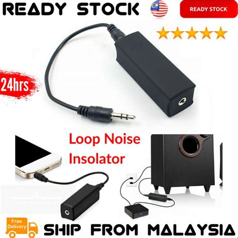Loop Noise Insolator 35mm Audio Noise Filter Ground Loop Isolator