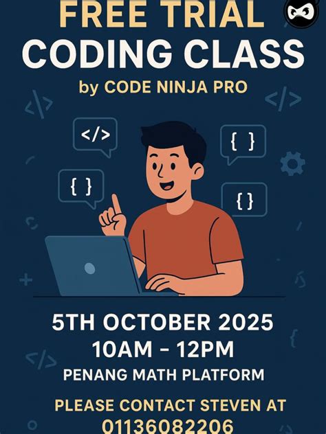 Penang 🚀 Ready To Start Your Coding Journey Join Our Free Trial