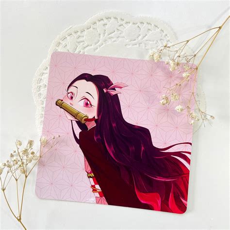 Cute Pink Demon Girl Art Print Etsy
