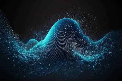 Premium Ai Image Abstract Lines And Dots Connect Background Illustration Generative Ai