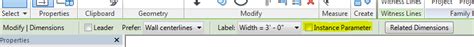 Revit Tip Modifying A Built In Parameter Type To Instance