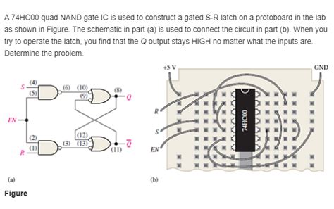 Solved A HC Quad NAND Gate IC Is Used To Construct A Chegg