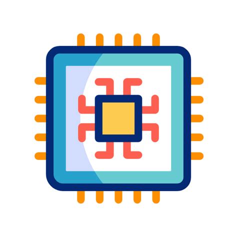Chip Animated Icon Free Technology Animated Icon