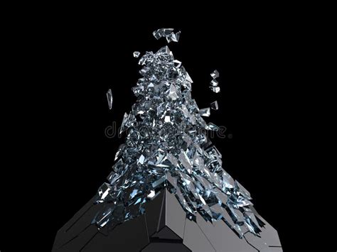 Exploding Glass Stock Illustration Illustration Of Crash 1783496