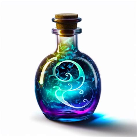 Premium Photo | Magic bottle