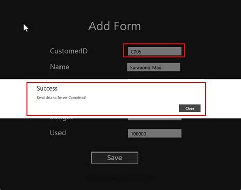 Windows Store App And Posting Data Php And Mysql C