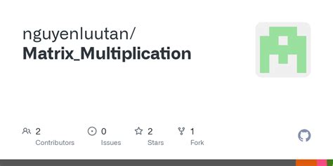 Github Nguyenluutan Matrix Multiplication