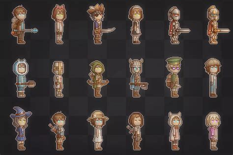 Customizable Pixel Character Unityhub Pro бесплатные ассеты для Unity и Unreal Engine