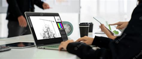 Aplicación De Software Moderna De Diseño Arquitectónico Para Empresas De Arquitectos Foto Premium