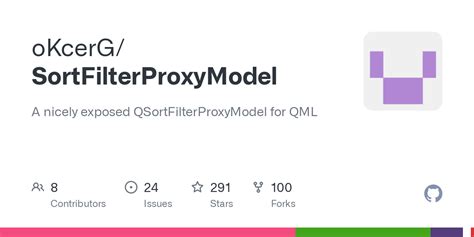 Github Okcergsortfilterproxymodel A Nicely Exposed