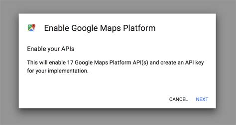 Create Google Map API Key Gravity
