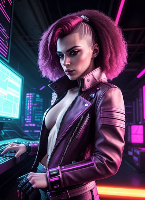 Cyberpunk Hacker Girl By Fantscifi On Deviantart