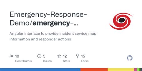 GitHub Emergency Response Demo Emergency Console Angular Interface To Provide Incident