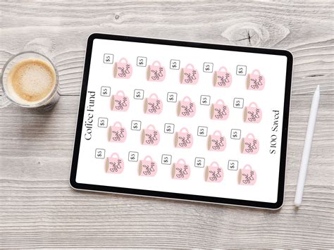 Savings Challenge Bundle Cash Stuffing Challenge Girly Printable Girlboss Digital Download A6