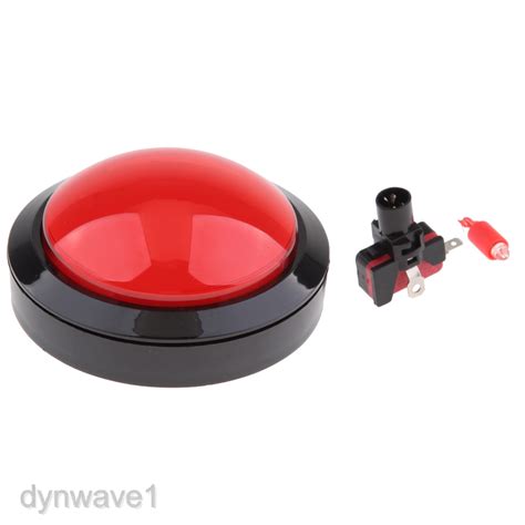 100mm Dome Convex Type Led Illuminated Push Button For Arcade Shopee Philippines