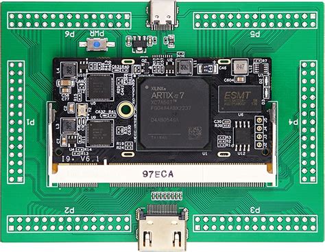 miielaod xc7a50t fpga risc v development board colorlight