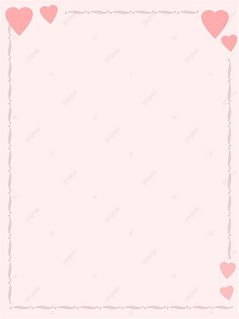 발렌타인 데이 핑크 사랑 배경 편지지 테두리 텍스트 Qixi 축제 책 신선한 배경 화면 및 일러스트 무료 다운로드 Pngtree