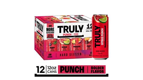 Truly Punch Hard Seltzer Variety Pack Cans 12 Oz X 12 Ct Cherry
